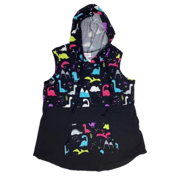LuLaRoe | Tops | Dinosaur Hooded Brittany Tank Lularoe | Poshmark